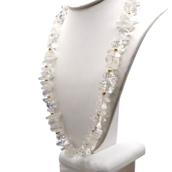 Napier | Jewelry | Vintage Napier Ice Chips Necklace From Crystal Ice ...